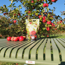 Pouch Pose 50 stk. Rød 1,5 l. - Pouch Emballage 1,5 L. - Æblemotiv ...