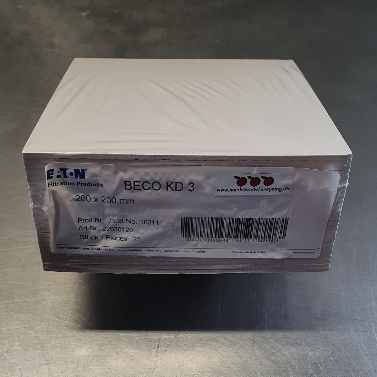 Filtersheets, BECO KD3, 25 stk., 2,0-3,5 µm/ micron - Pumper ...